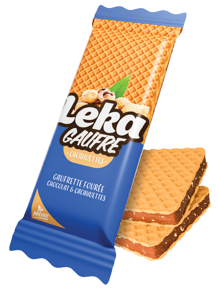 Michoc Leka Gaufre CACAHUETTES - Michoc